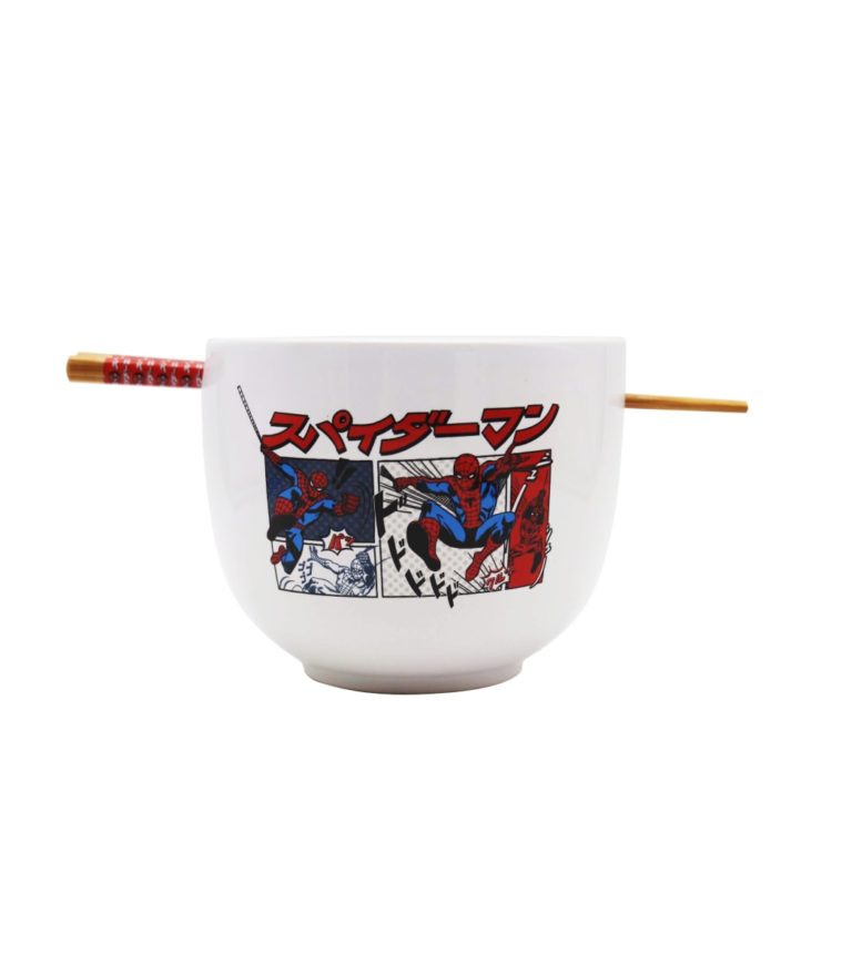 Shop Wholesale Spider-Man Ramen Bowl & Chopsticks - Manga – Oracle ...