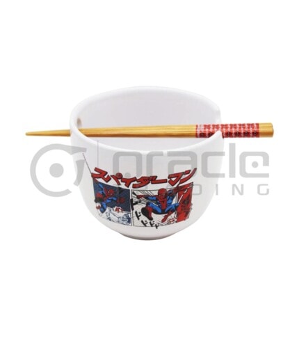Shop Wholesale Spider-Man Ramen Bowl & Chopsticks - Manga – Oracle ...